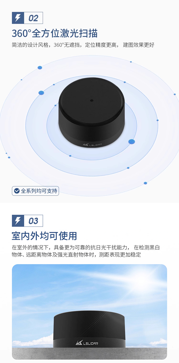 M10P激光雷达镭神智能授权TOF抗强光M10室内外通用30m测距防水ROS2_轮趣科技(WHEELTEC) 中文资料_价格_PDF手册-iCEasy商城