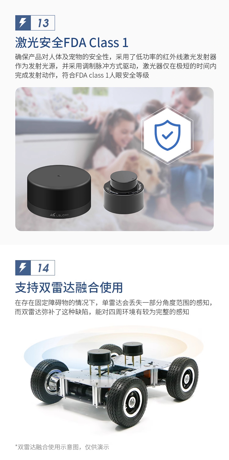 M10P激光雷达镭神智能授权TOF抗强光M10室内外通用30m测距防水ROS2_轮趣科技(WHEELTEC) 中文资料_价格_PDF手册-iCEasy商城